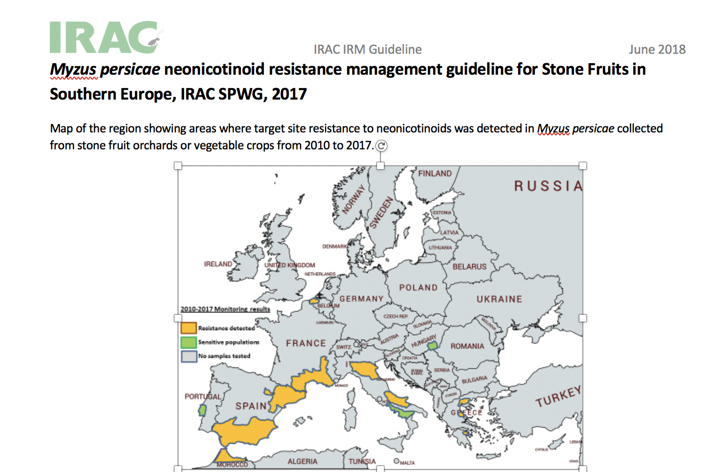 IRM Guidelines | Insecticide Resistance Action Commiee (Insecticide ...