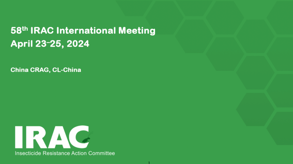 Latest resources | Insecticide Resistance Action Commiee (IRAC )