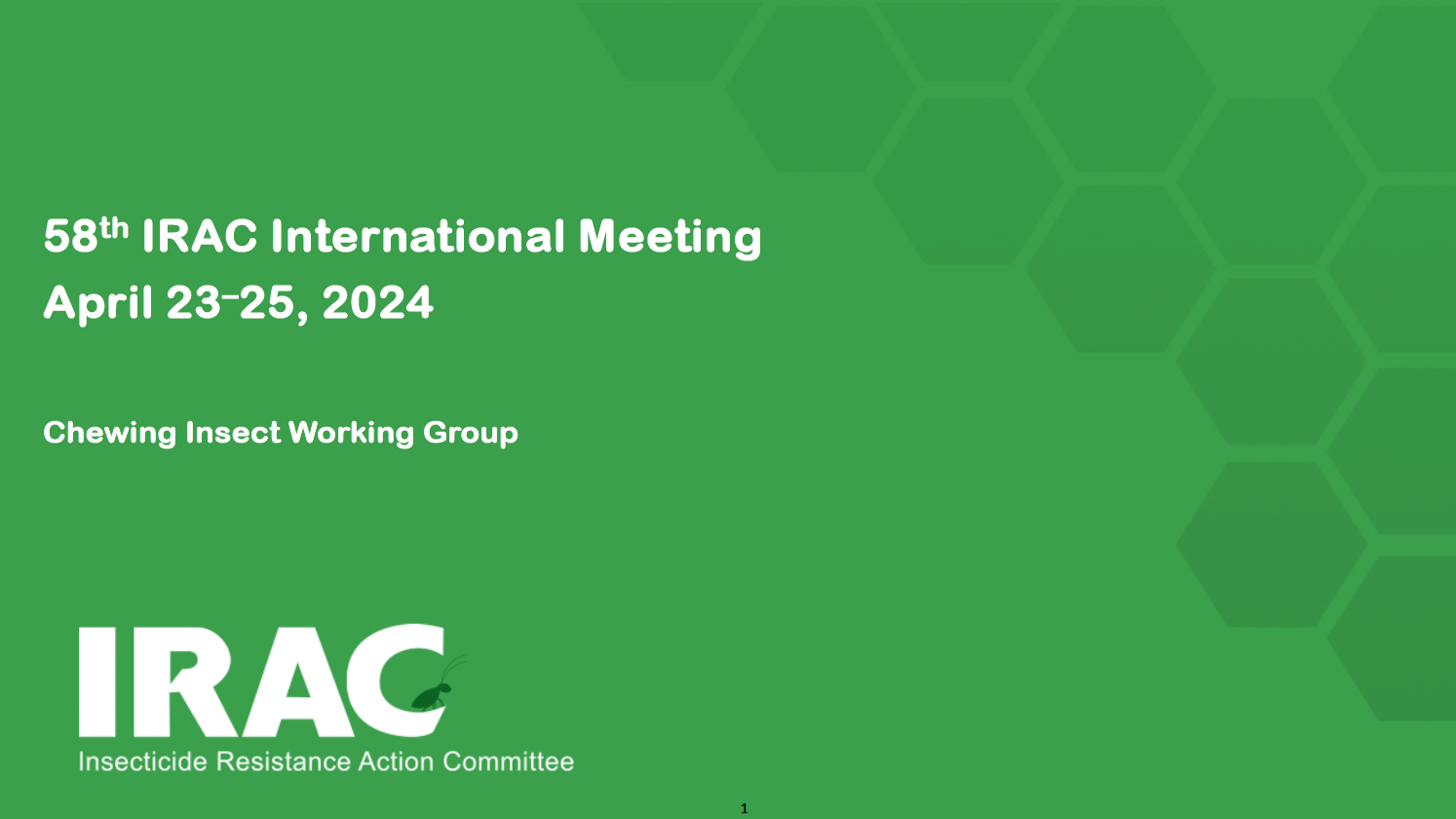 Latest resources | Insecticide Resistance Action Commiee (Insecticide ...