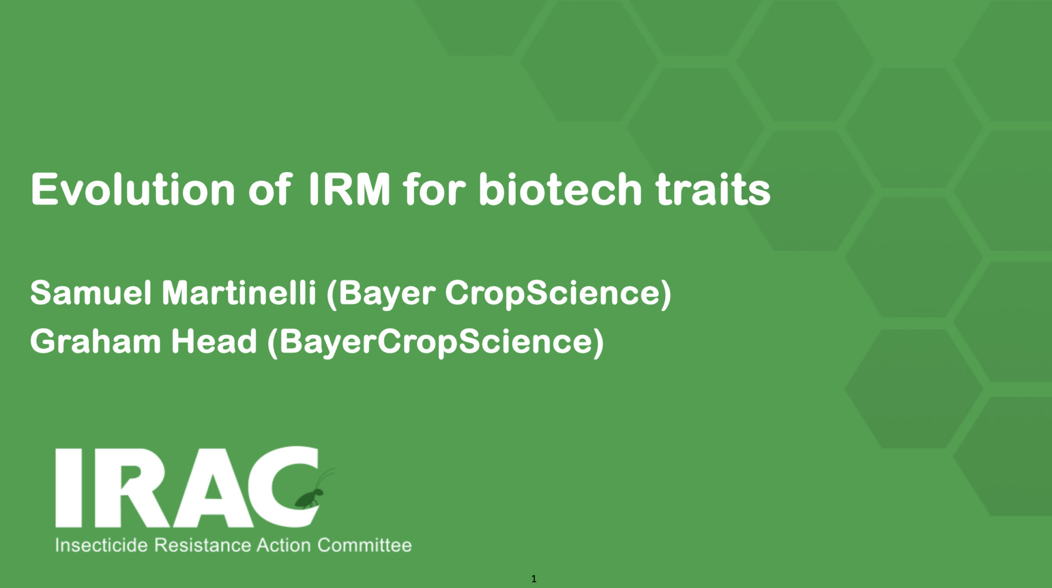 Latest resources | Insecticide Resistance Action Commiee (Insecticide ...