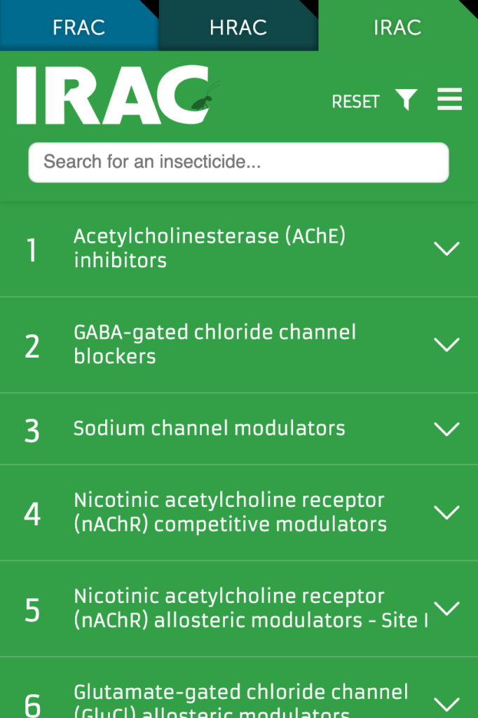 Mobile Applications | Insecticide Resistance Action Commiee ...